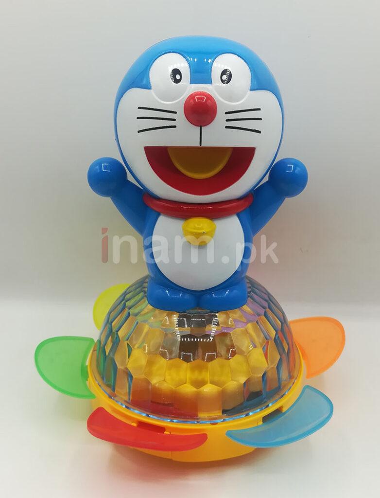 Best Quality Doraemon Rotating Electric Music Toy in Pakistan - Inam.pk