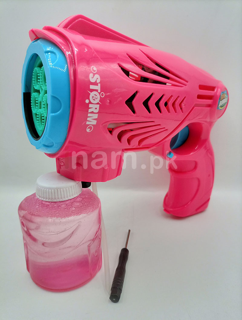 5 Hole Bubble Fun Cannon World Bulbulay Gun in Pakistan - Inam.pk