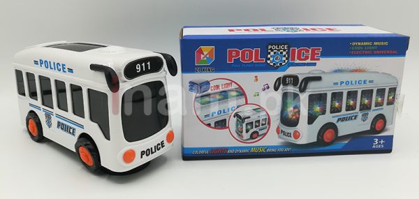 Happy Electric Police Bus Toy in Pakistan - Inam.pk