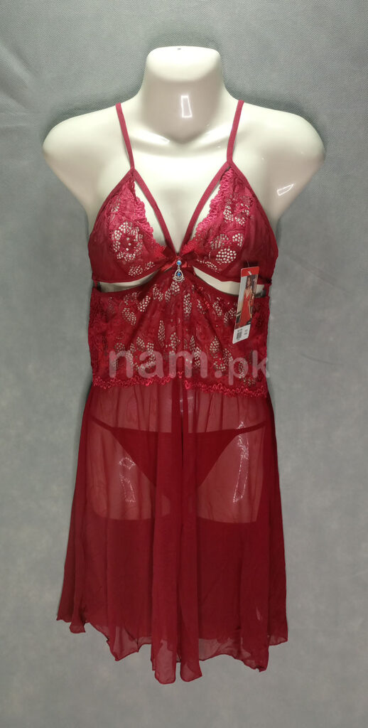 Net Cotton Short Nighty For Women - NIT8795 in Pakistan - Inam.pk