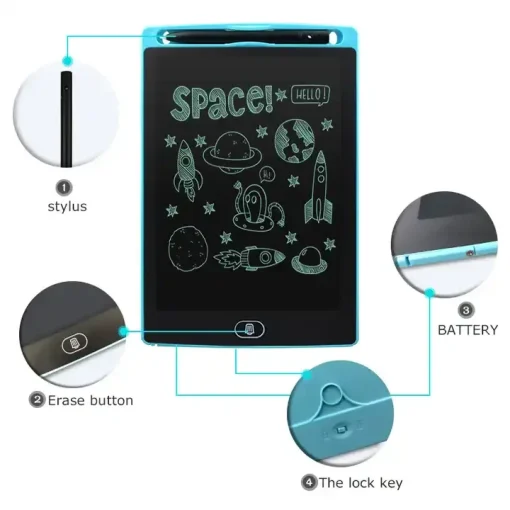 LCD Writing Tablet | Digital Drawing Pad for Kids in Pakistan - Inam.pk