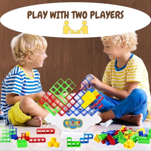 Tetra Tower Balance Building Blocks – Fun Stacking Game for Kids in ...